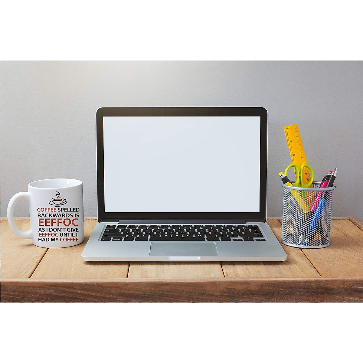 Eeffoc Is Coffee Spelled Backwards, As I Dont Give Eeffoc Until I Had My Coffee - Funny Coffee Mug - 11OZ Coffee Mug - Mugs For Women, Boss, Friend, Employee, or Spouse - Perfect Birthday Idea