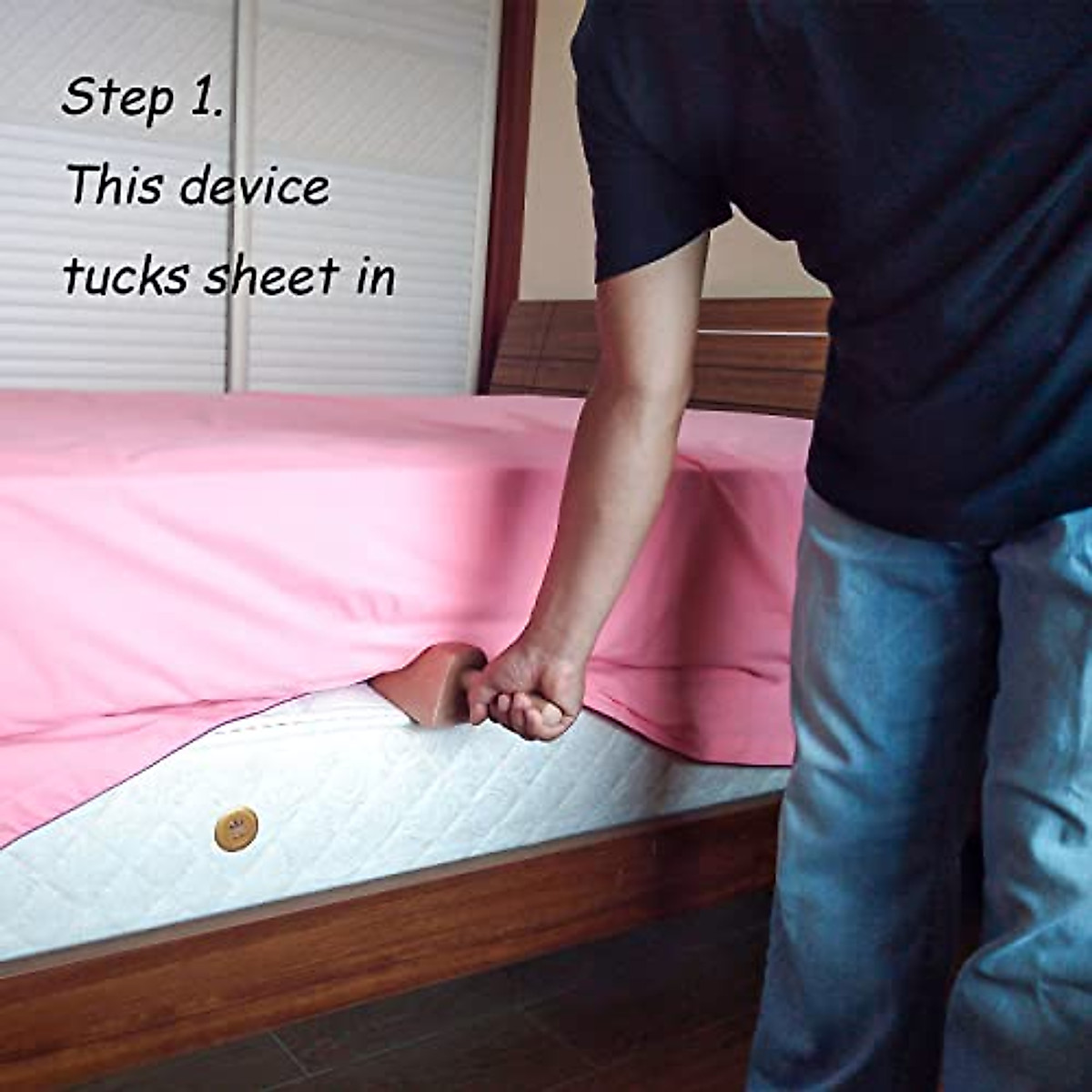 Amawon Mattress Lifter 1 Pack -Usually Slides on Box Spring- for Changing Sheets