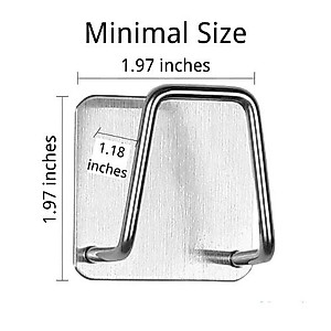 Sundown Creek Sponge Holder for Kitchen Sink, Self Adhesive SUS304 Stainless Steel Dish Sponge Holder Rust Proof