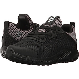 adidas Kids' Alphabounce Running Shoe, Black/White/Utility Black, 11 Medium US Little Kid