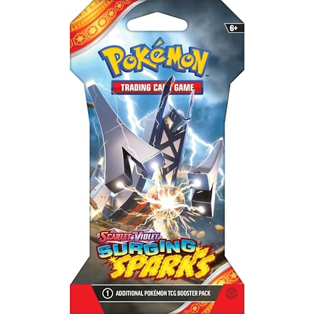 Pokemon TCG Surging Spark – Single Booster Pack – Pack Art May Vary - 10 Cards