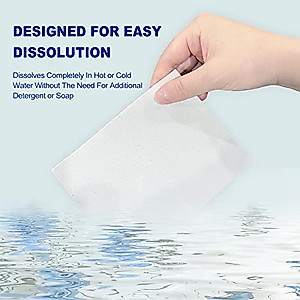 DR.EASY Odor Remover Laundry Detergent Sheets 240 loads Mountain Fresh,Easy To Carry Great For Travel,safe for pets,No mess No Dyes biodegradable formula
