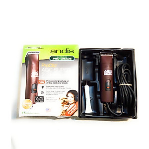 Andis 23280 ProClip Super 2-Speed Detachable Blade Clipper, Professional Animal/Dog Grooming, Burgundy, AGC2
