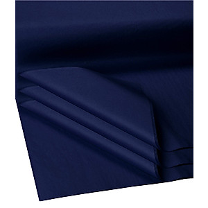 Flexicore Packaging Gift Wrap Tissue Paper | Size: 15 Inch X 20 Inch | Count: 100 Sheets (Dark Navy)