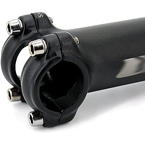 ZECHAO 25.4mm Mountain Bike Stem,Ultralight Handlebar Stem 7 Degree Mountain Road Bike Stem 60/70/80/90/100/110/120/130mm Bike Stem Bike Stem (Color : Black, Size : 25.4x130mm)