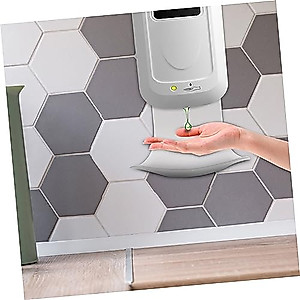 2pcs soap Dispenser Tray Hand soap Dispenser Bracket Wall soap Kitchen drip Tray drip pan for Washing Machine Laundry Room Storage Hand wash Dispenser Dropper Household White abs