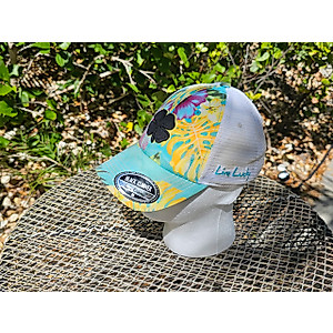 Black Clover Island Lu 5 - Black/Yellow/Tropical/White Mesh - Adjustable