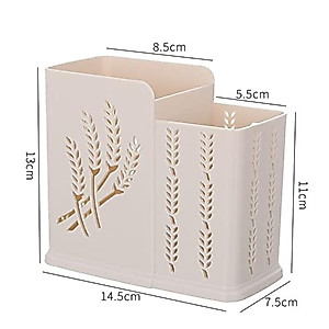 Yalych Utensil Caddy Traceless Stick Plastic Hollow Chopsticks Cage Pen Holder ( Color : One Size )