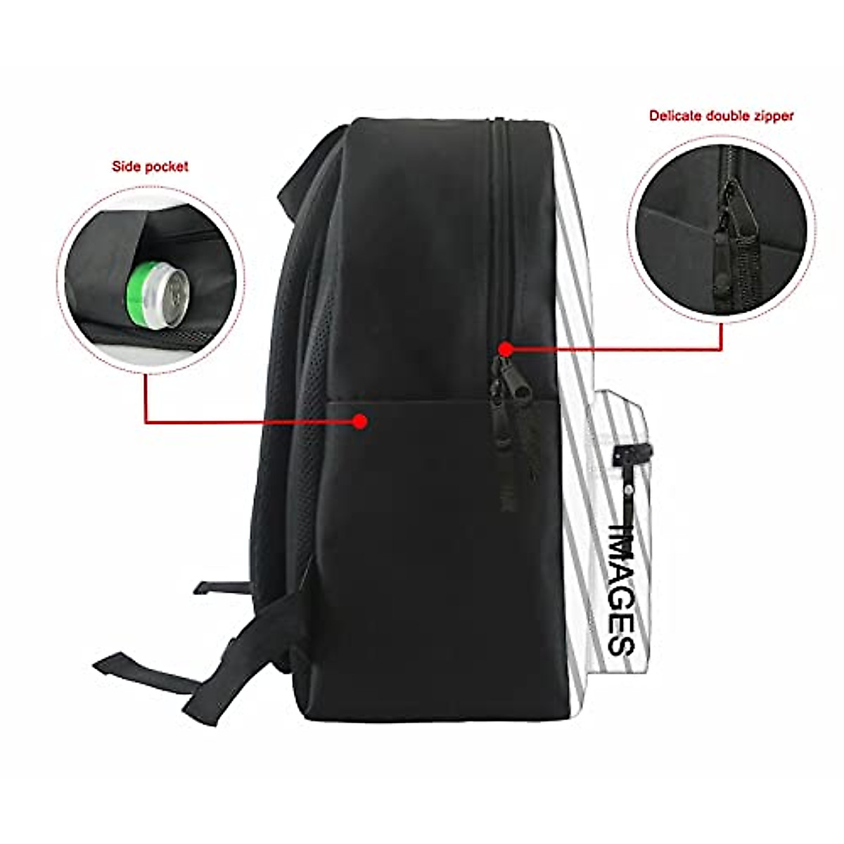 Cumagical Praying Mantis School Backpack for Boys/Girls/Kids Fashion Student Bookbags Casual Daypack Children Rucksack