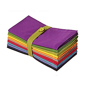 COTTON CRAFT Multicolor Cloth Napkins - Set of 12 Pure Cotton Everyday Lunch Dinner Napkin - Spring Summer Fall Holiday Birthday Party Gift - Soft Washable Absorbent Reusable Napkin - Oversized 20x20