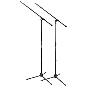 MS7701B Tripod Microphone Stand Package - 2 Stands