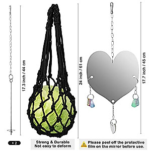 Tiibot 10 Pieces Chicken Toys Set for Hens Including Chicken Xylophone Toy Chicken Coop Mirrors Swing Ladder Toys Chicken Pecking Toys Veggies Skewer Vegetable Hanging Feeder for Chicken Coop