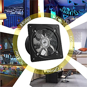 ACEDUROBLA 4 inch Exhaust Fan Metal Iron Ventilation Extractor, Silence with Anti-backflow Check Valve Window and Wall Mount Vent Fans for Home Office Kitchen Bathroom Grow Tent Garage