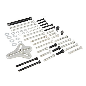 Silverline Tools 515011 Silverline Harmonic Balancer Puller Set 46pce 40-93mm, Silver, 40-93 mm