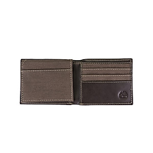 Timberland Men's Baseline Canvas Passcase, Charcoal, One Size