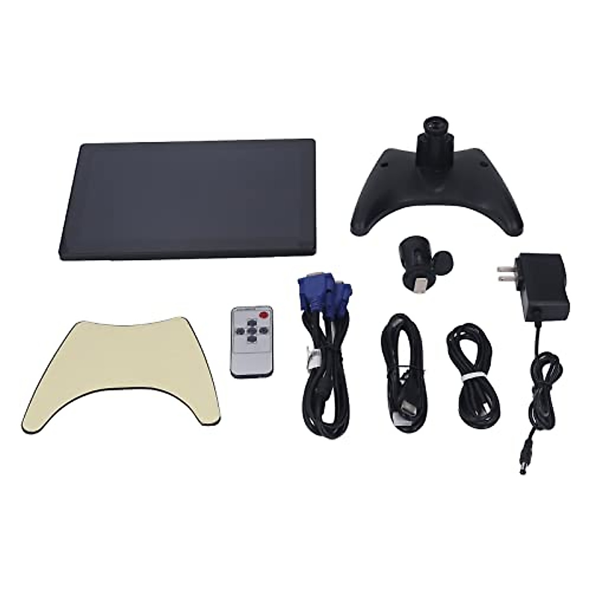 Display Screen, 10.1in Dual Speakers Touch Screen Monitor Adjustable Bracket HD Color 100-240V for Games (US Plug)