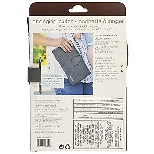JJ Cole Diaper Changing Clutch, Stone Arbor