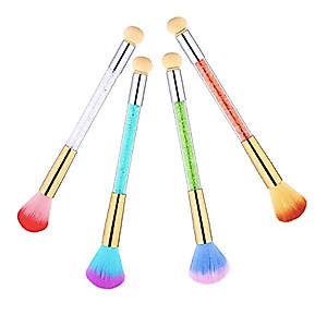 FRCOLOR 1pc builder drawing brush nail dotting pen nail art DIY brush nail brushes nail art brushes poly extension brush nail drill drawing pen nail molding gel cleaning brush dual purpose