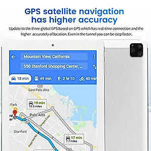 Tablet, 10 Inch 1920x1080 IPS Screen Tablet for Android 11, 4GB RAM 256GB ROM Octa Core Tablet, Portable 3G Networks WiFi Tablet for Daily Life