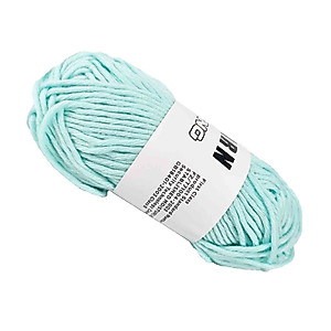 4 Pcs Glow in The Dark Yarn, Sewing Supplies,(55yd 50m) for Crocheting for DIY Arts, Crafts & Sewing Beginners Glow in The Dark Party (White Lemon Yellow Light Blue Light Green Green)