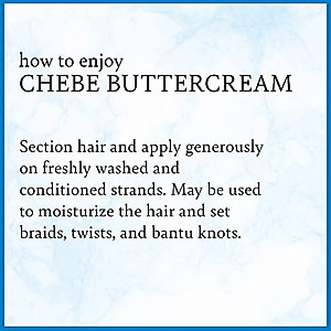 Camille Rose Black Castor Oil & Chebe Buttercream | 8 oz | Strengthening Texture Butter | Restores Moisture for Thick, Textured Hair