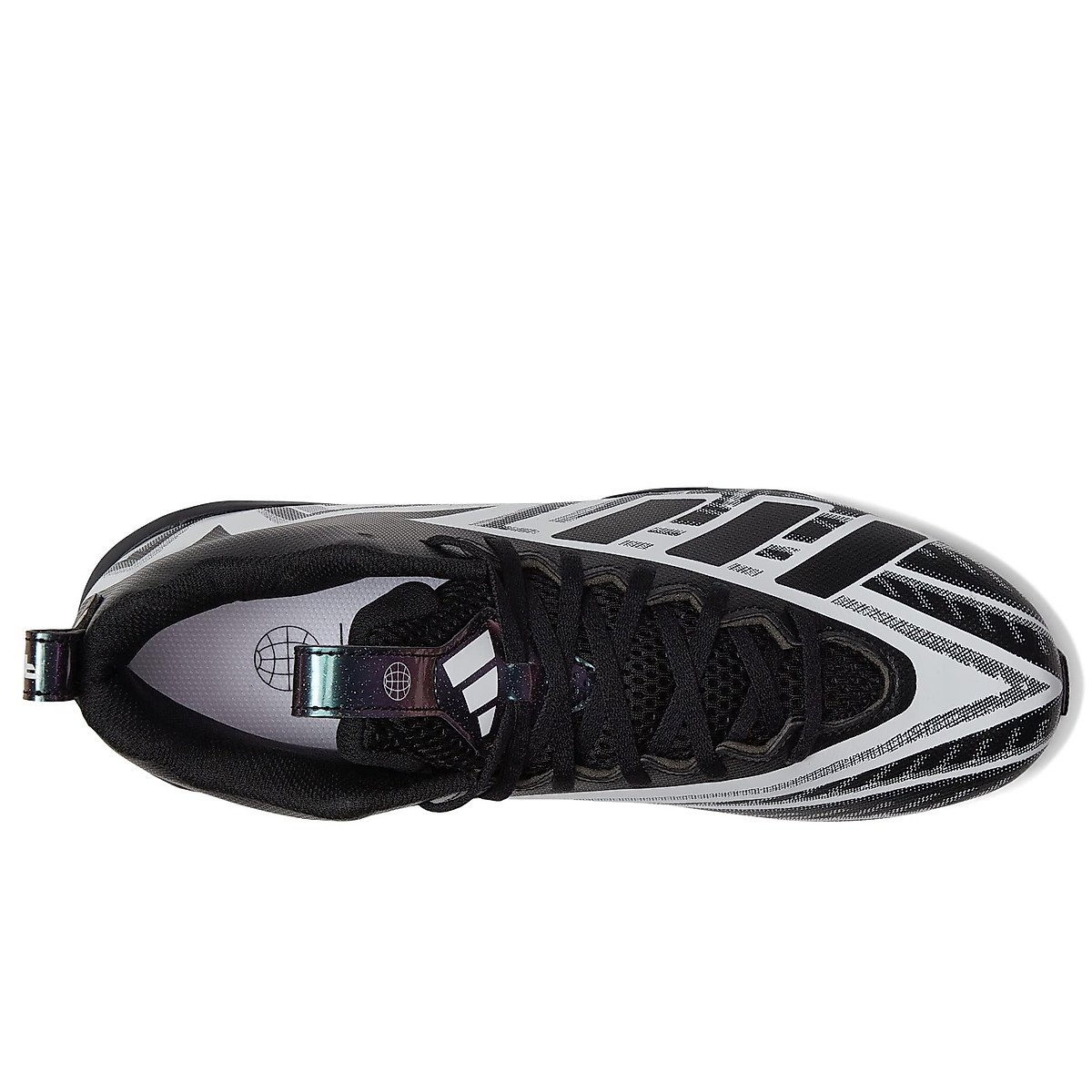 adidas Men's Freak Spark 23 Football Shoe, Black/White/Black (Molded), 9