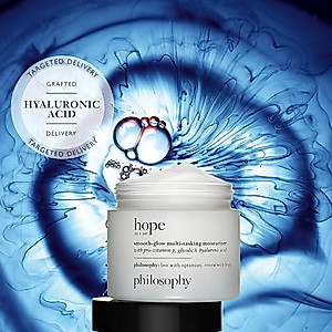 philosophy renewed hope in a jar smooth glow multi-tasking moisturizer, 2 Fl. Oz.
