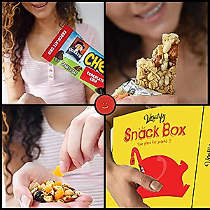 Veratify - Healthy Snacks To Go, Healthy Mixed Snack Box & Snacks Gift Variety Pack – Arrangement for office or Home – Granola Bars, Care Package (66 Count)