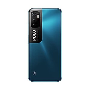 Xiaomi Poco M3 PRO 5G + 4G Volte Global Unlocked GSM 6.5" Octa Core 48mp Triple Camera (Not Verizon/Boost/CDMA) (Cool Blue, 128GB+6GB)