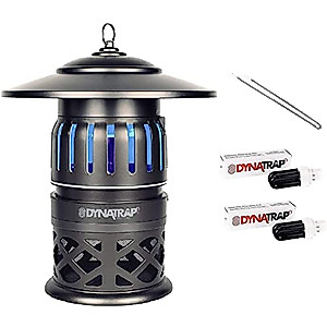 DynaTrap Insect Trap Twist for Insects Pest Control - Includes Extra UV Light and 24 Chain to Hang Zapper Trap