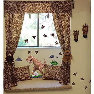 Dinosaur Wall Decals – Dino Decor Art Stickers for Boys & Kids Bedrooms, Playroom Murals & Decorations (T-Rex & Baby)