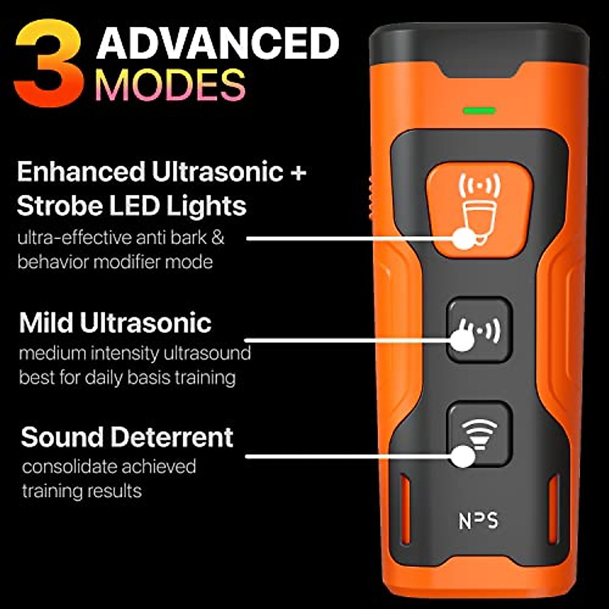 2023release Dog Bark Deterrent Device, Stops Bad Behavior: barking, jumping, aggression- No need to yell or swat, point to the dog, hit the button - Pet corrector, Best Alternative to Anti bark collar