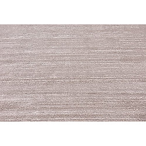 Unique Loom Uptown Collection Area Rug - Madison Avenue (8' x 10' Rectangle, Brown/ Ivory)