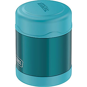 THERMOS FUNTAINER 10 Ounce Stainless Steel Vacuum Insulated Kids Food Jar, Teal
