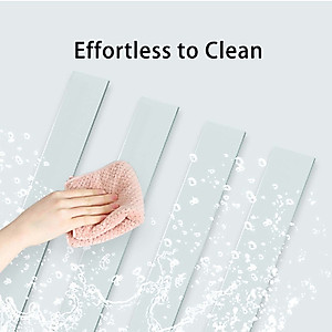 Essential Lounger Fire Pit Wind Guard for Fire Pit Table, 17.9’’L x 17.9’’W x 5.5’’H Square Fire Pit Glass Wind Guard, Tempered Glass Flame Shield with Aluminum Corner Brackets