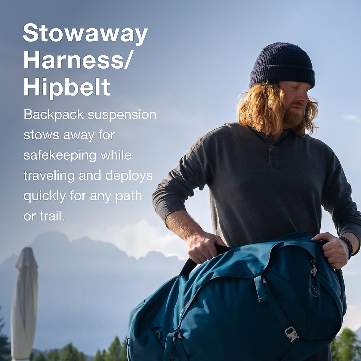 Osprey Farpoint 55 Travel Backpack, Multi, O/S