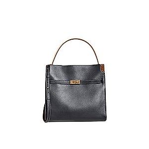 Tory Burch Women's Lee Radziwill Double Bag, Black, One Size