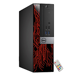 Dell OptiPlex Desktop Customized RGB Lights Computer Intel Core i7 3.40GHz 16 GB RAM 2TB SSD Windows 10 Pro - WiFi - Gaming PC Keyboard & Mouse HDMI (Renewed)