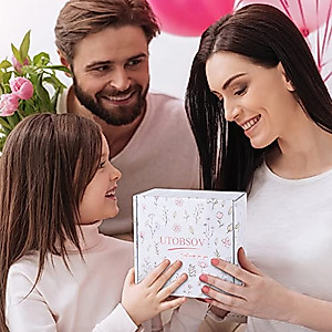 UTOBSOV Get Well Soon Gifts for Women, Get Well Gift Baskets Relaxation Gifts for Friends Female Care Package for Her Who Recover After Surgery, Blue Birthday Gifts Feel Better Gifts