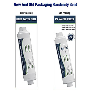 Future Way Garden Hose Filter for Filling Hot Tub / Spa, Greatly Removes Heavy Metals, Sediment and Odor, Fast Flow Filter Fits Standard 3/4'' Garden Hose Thread