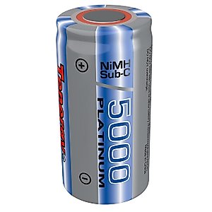 Tenergy Propel Sub C 5000mAh NiMH Flat Top Rechargeable Battery