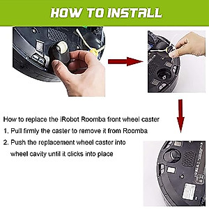 DrAer 19 Pcs Replacement Parts Compatible with iRobot Roomba i7 i7+ i3 i3+ i4 i4+ i6 i6+ i8 i8+ j7 j7+/Plus E5 E6 E7 Vacuum Cleaners