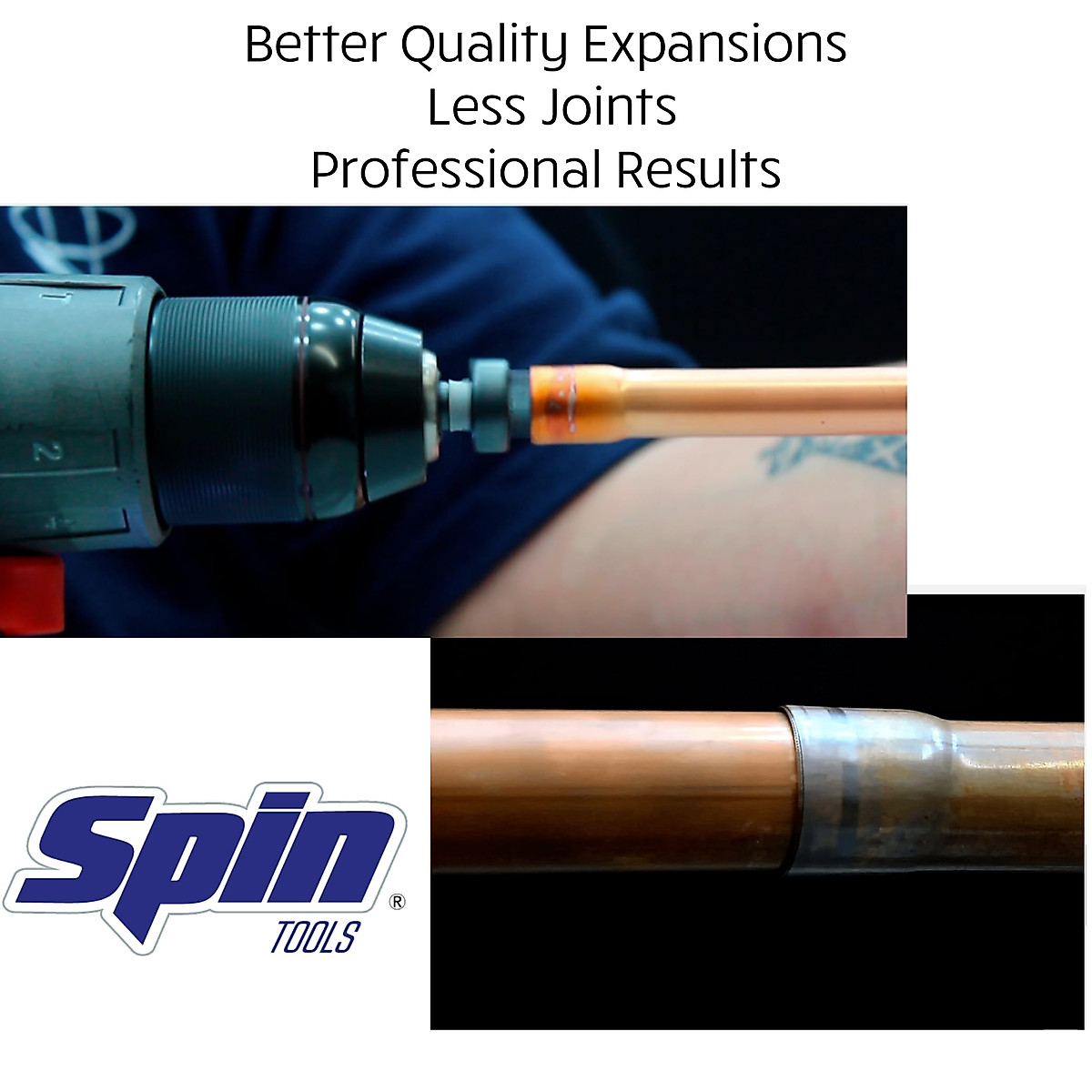 SPIN F6000 6-Piece Drill Bit Flaring Set 1/4, 3/8, 1/2, 5/8, 3/4, 7/8-Inch