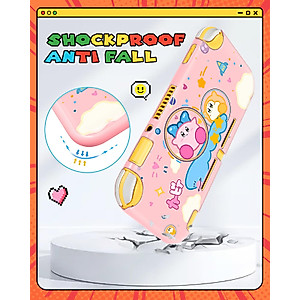 Xinocy (2in1 for Nintendo Switch Lite Case +24 Switch Game Holder Cute Cartoon Character Anime Slim Protective Cases Hard Shell for Kids Boys Teens Girls Girly Funny Covers for Switch Lite 2019