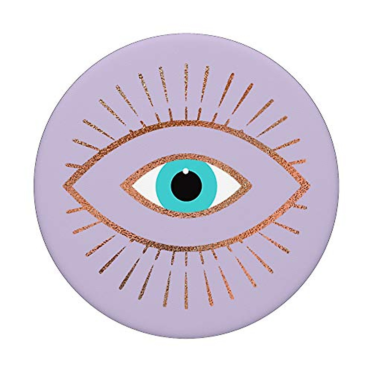 Rose Evil Eye Light Pastel Purple PopSockets Swappable PopGrip