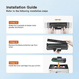 E-Z Ink (TM) Compatible Toner Cartridge Replacement for Samsung 104 104S MLT-D104S to use with ML-1660 ML-1661 ML-1667 ML-1665 ML-1675 ML-1666 ML-1865 ML-1865W SCX-3205W Printer (Black, 2 Pack)