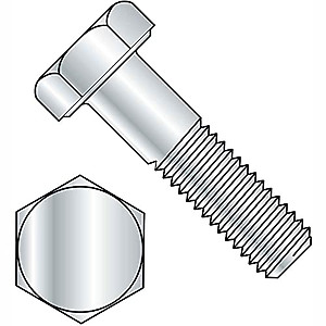 Hex Cap Screw, 1/4-20 x 1-1/4", 18-8 Stainless Steel, PT, UNC, 100 Pack