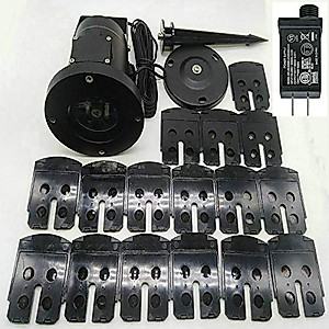 Aipande Christmas Lights，16 Patterns Plug-in Card Lawn Lamp ，Party LED Projection Light， Outdoor IP65 Holiday Decoration Light， for Halloween，Christmas, Birthday Party,New Year,Valentine's Day