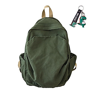 Lightweight Travel Canvas Backpack Vintage Daypack YK2 Backpack Multipurpose Adjustable Shoulder Straps Backpack Travel