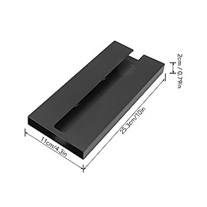 Wine Glass Holder Under Shelf, 2Pcs Black Red Wine Glass Holder Self Adhesive Plastic Wine Glass Rack Hanging Shelf for Home Counter Coffee Shop Bar Office